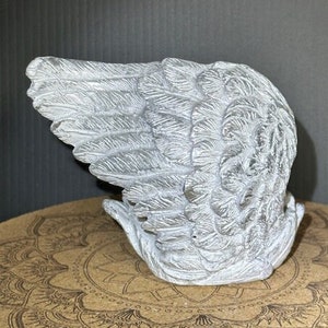 Single Silver Tip Angel Wing Sphere Holder, Angel Sphere Stand - Etsy