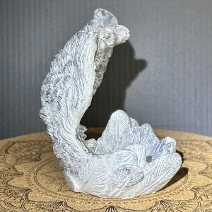 Single Silver Tip Angel Wing Sphere Holder, Angel Sphere Stand - Etsy