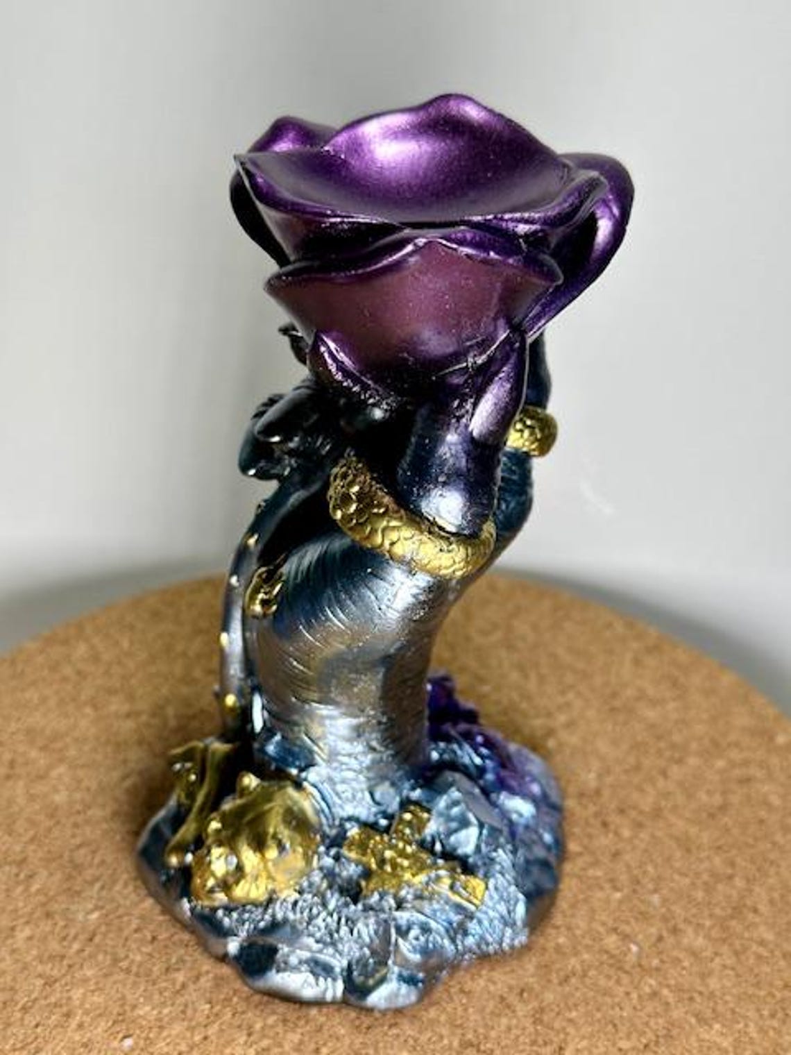 Witch Hand With Purple Rose Sphere Holder, Witch, Rose Sphere Stand - Etsy