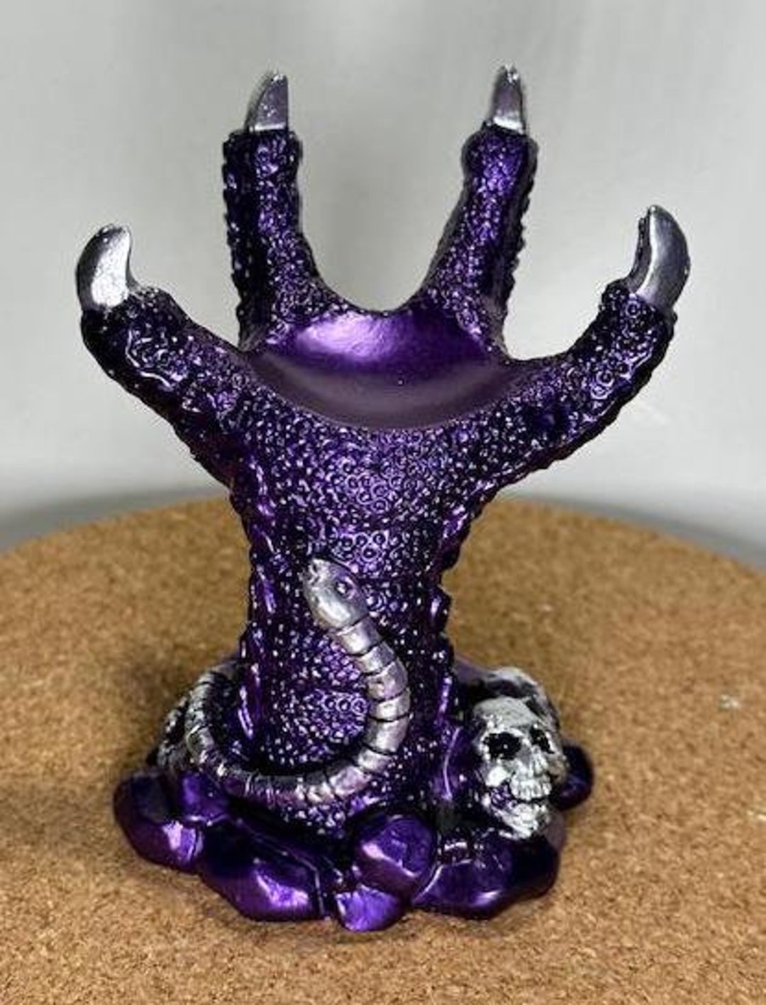 Purple Dragon Claw Sphere Holder, Talon, Sphere Stand, Dragon - Etsy