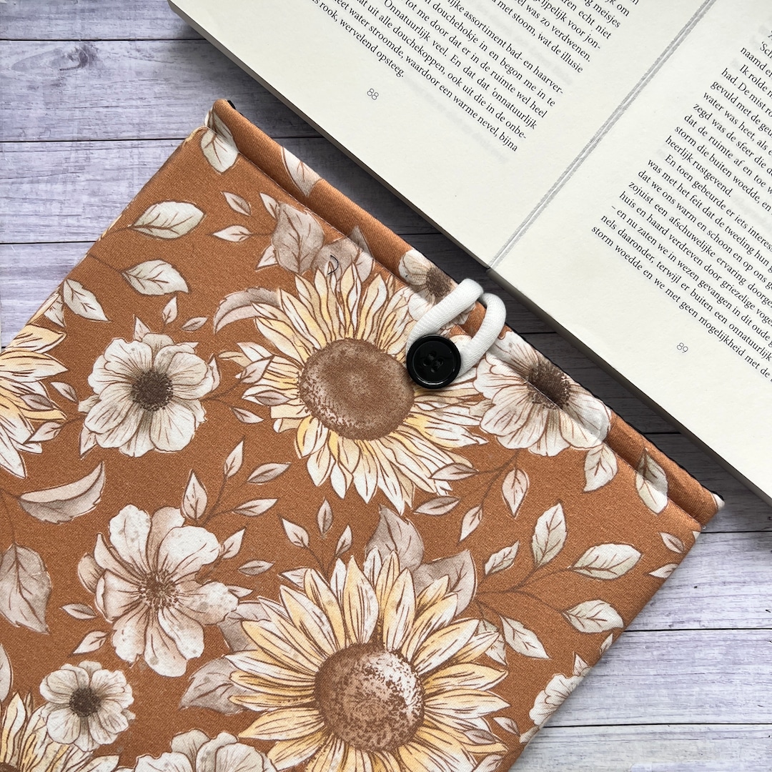 Fall Sunflower XXL Booksleeve Jersey, Hardcover, Paperback, Ipad ...