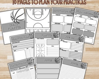 Basketball Planner Template, Coach Planner, Basketball Season ...
