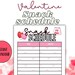 Valentine's Day Snack Sign up Sheet, Class Party Treat Schedule ...