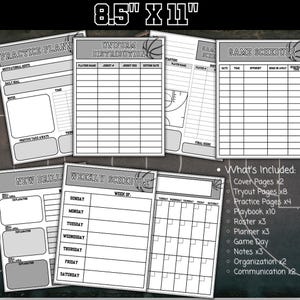 Basketball Planner, Coach Planner, Basketball Season Planner ...