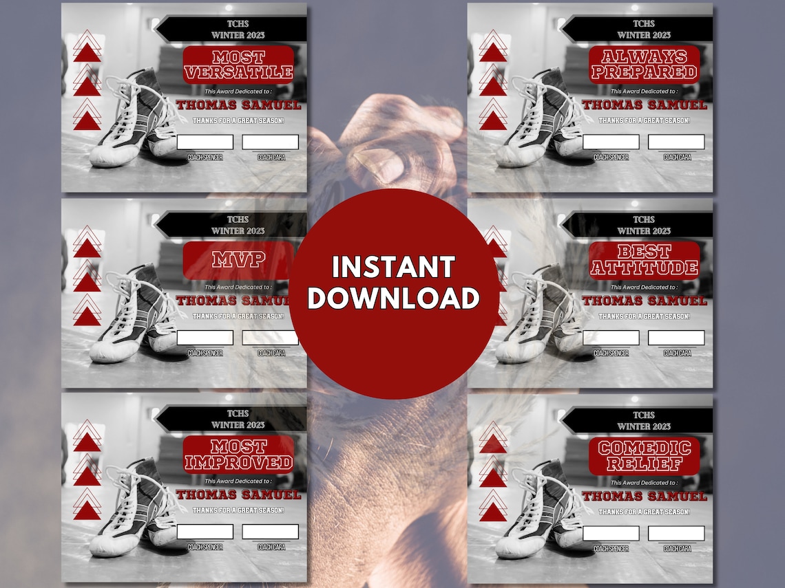 Editable Wrestling Award Certificates, Award Ceremony Certificates, End ...