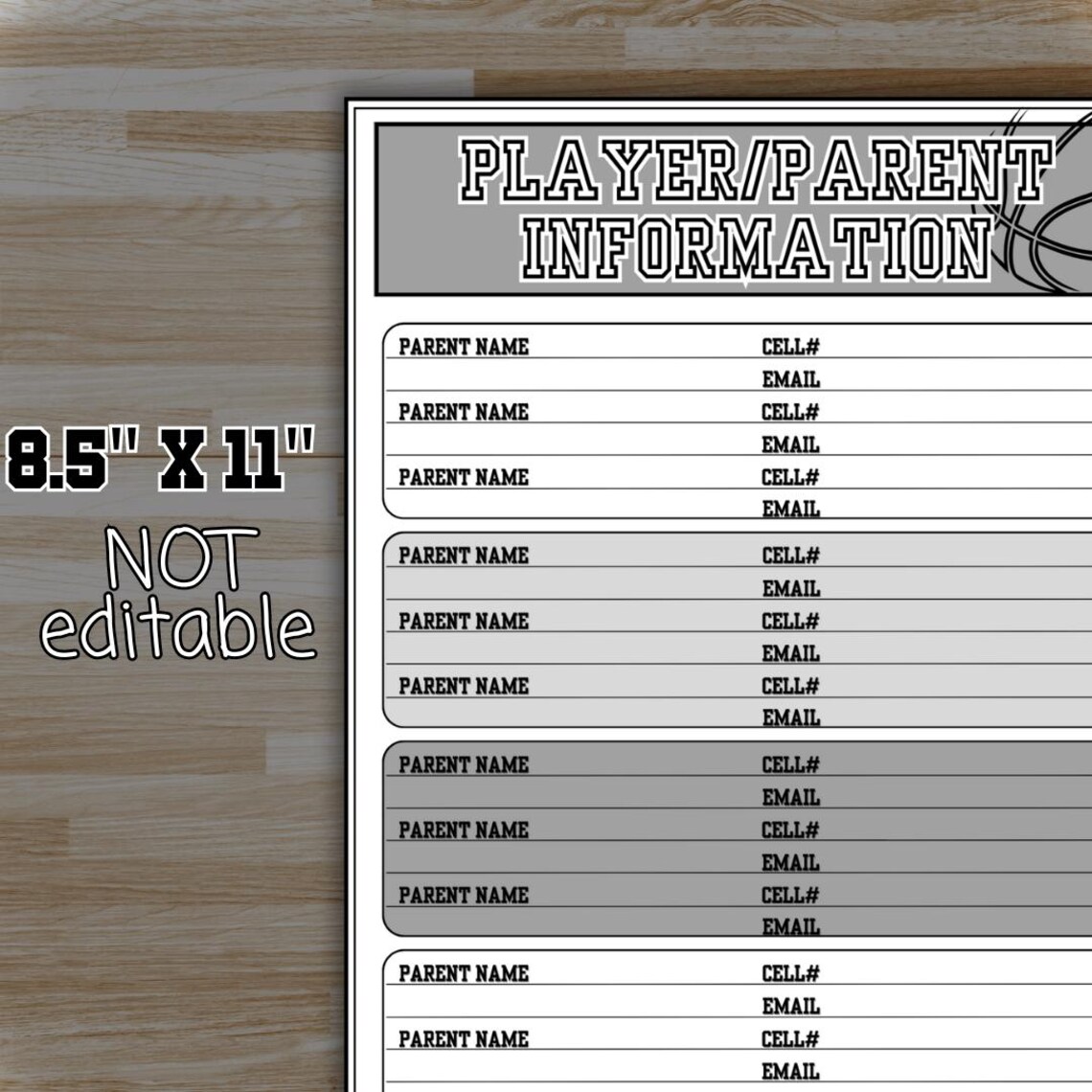 Basketball Planner, Coach Planner, Basketball Season Planner ...