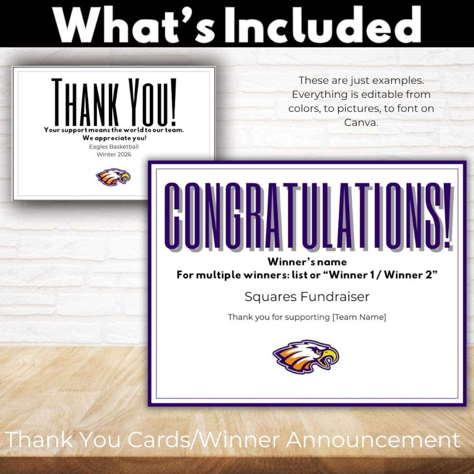 Sports Fundraiser Kit | Editable Canva Templates | Team Fundraising ...