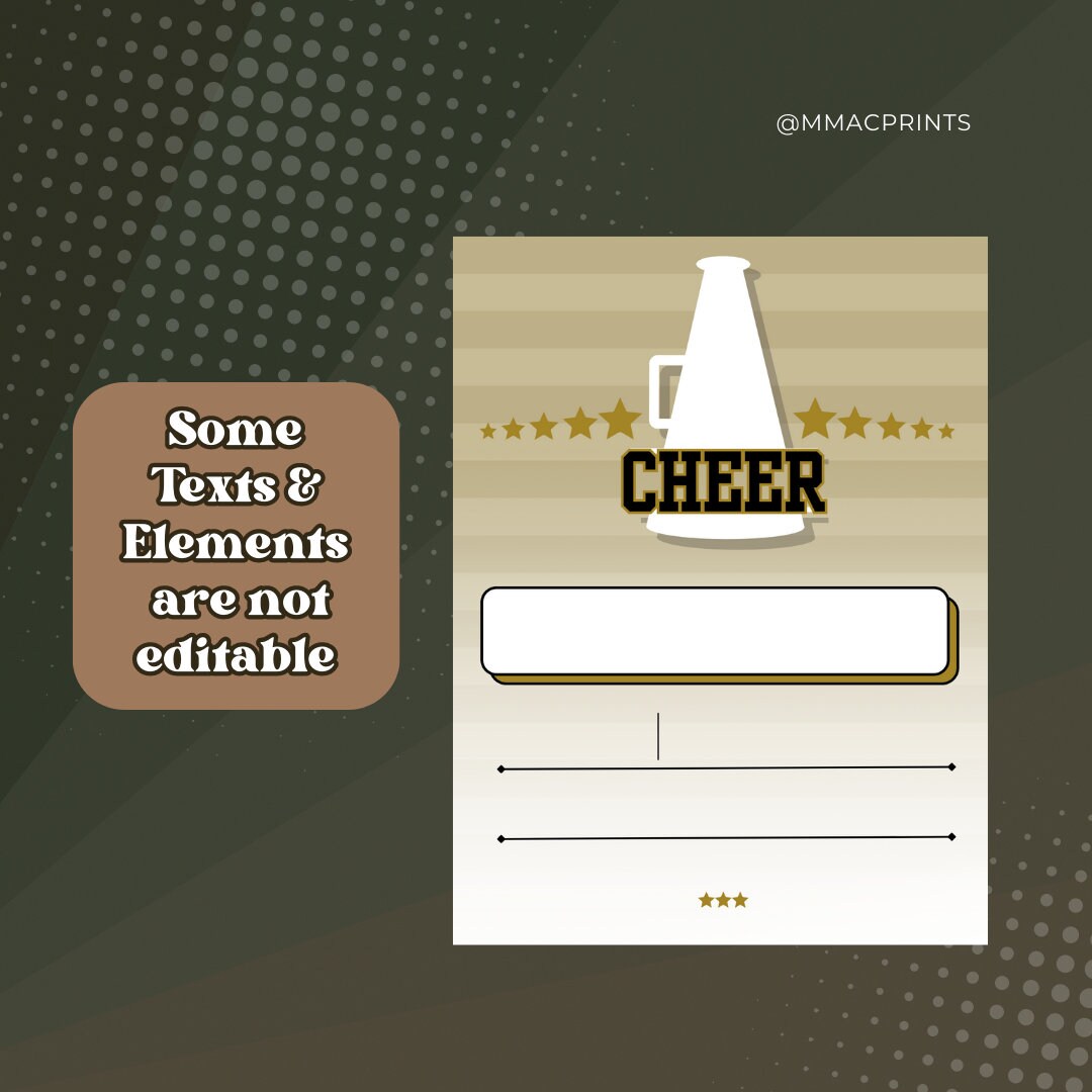 Custom Cheerleading Fundraiser Flyer, Printable Flyer, Canva Template ...