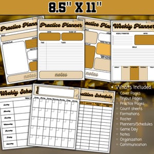 Cheer Coach Planner, Printable Cheer Planner, Cheer Season Planner ...