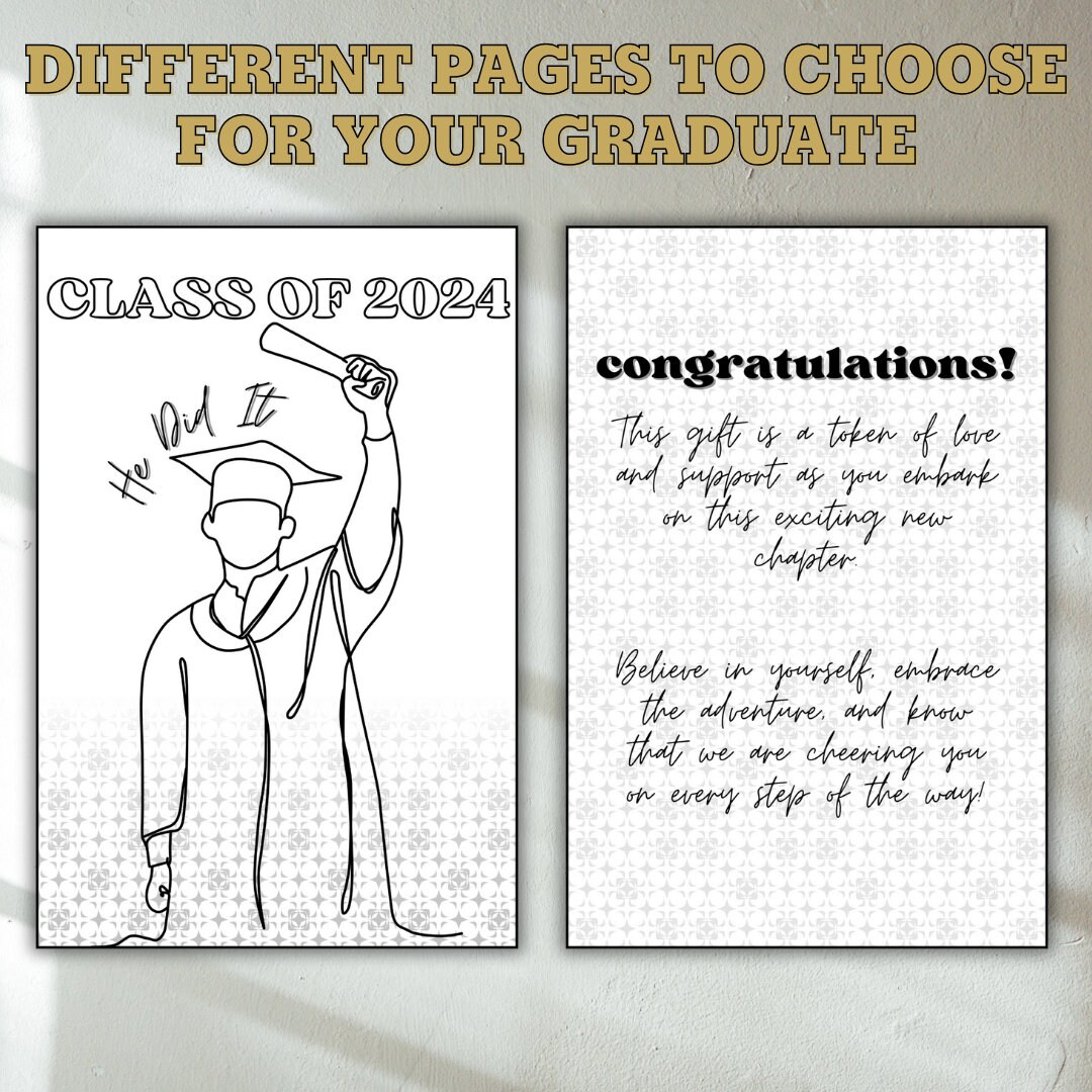 Printable College Gift Card Book, College Care Package, College Gift ...