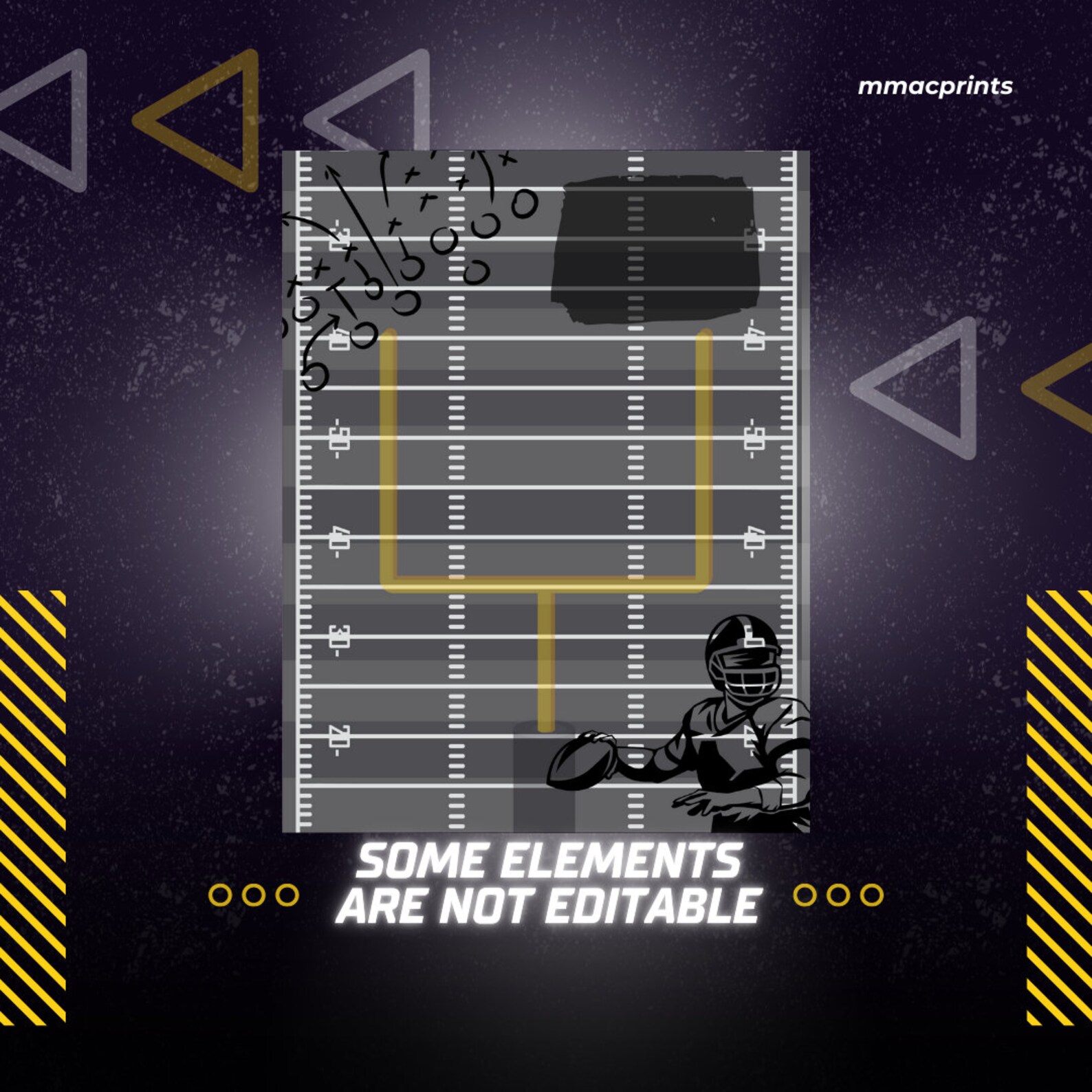 Football Tailgate Party Invitation, Editable Football Party Template ...