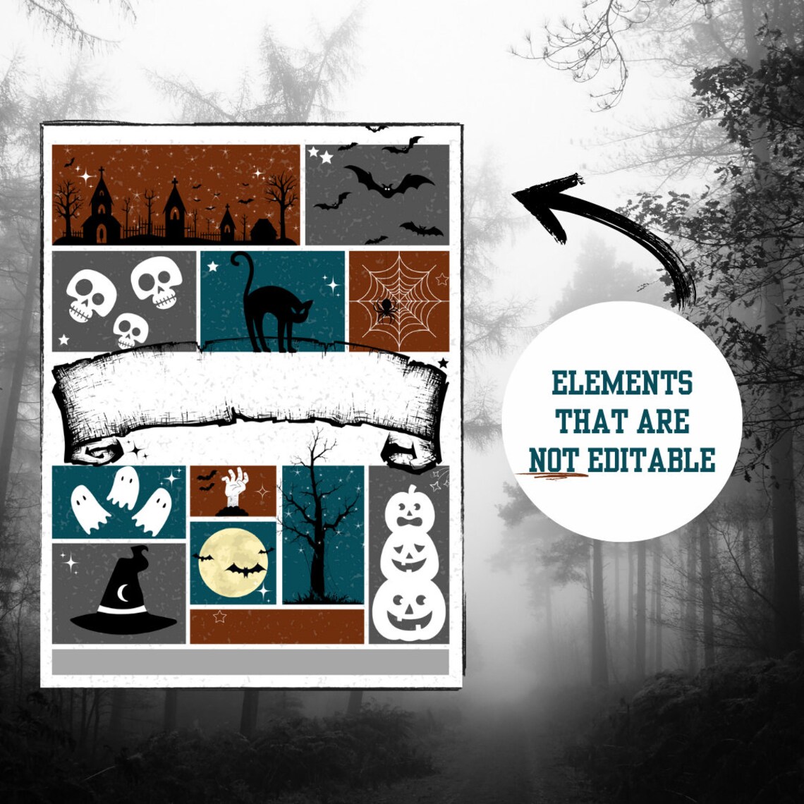 Editable Halloween Party Flyer, Trunk-or-treat, Digital Download ...