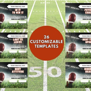 Editable Football Award Certificates, Award Ceremony Certificates, End ...