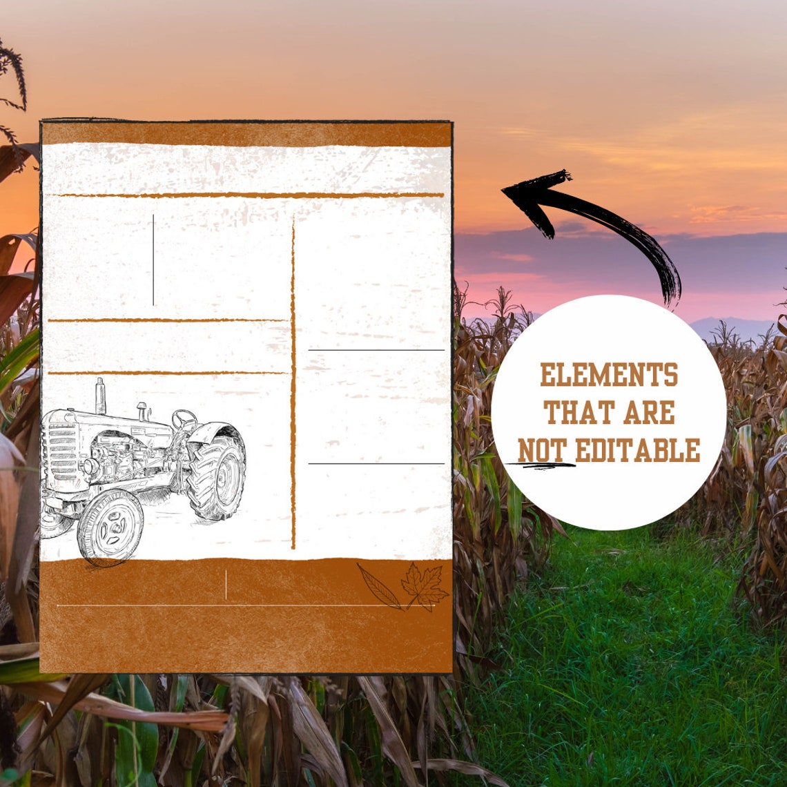 Editable Fall Festival Flyer, Harvest Festival, Digital Download ...