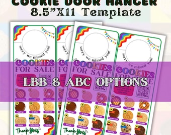 Editable Scout Cookie Sales Flyer 2025 | QR Code for ABC & LBB Cookies ...