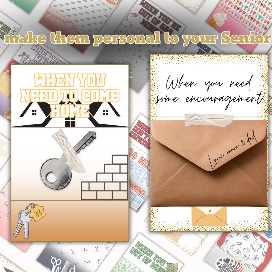 Printable College Gift Card Book, College Care Package, College Gift ...