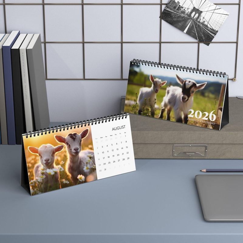 Kid goat calendar - Etsy België