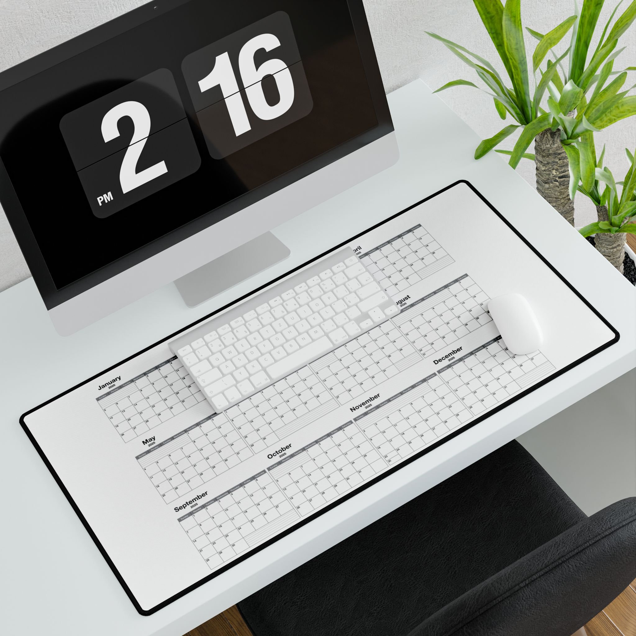 2025 Year-at-a-glance Calendar Desk Mats - Etsy