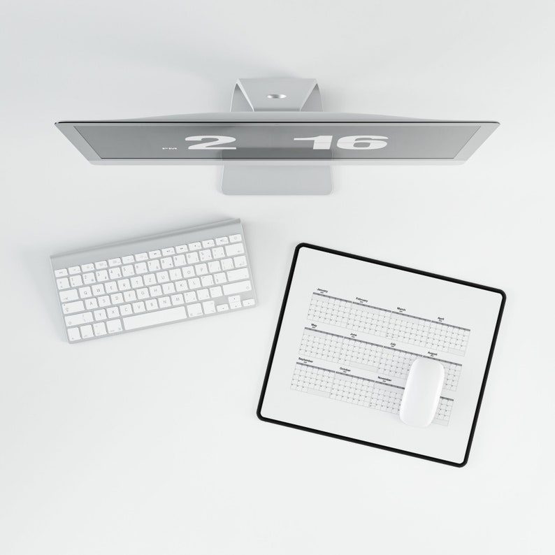 2025 Year-at-a-glance Calendar Desk Mats - Etsy
