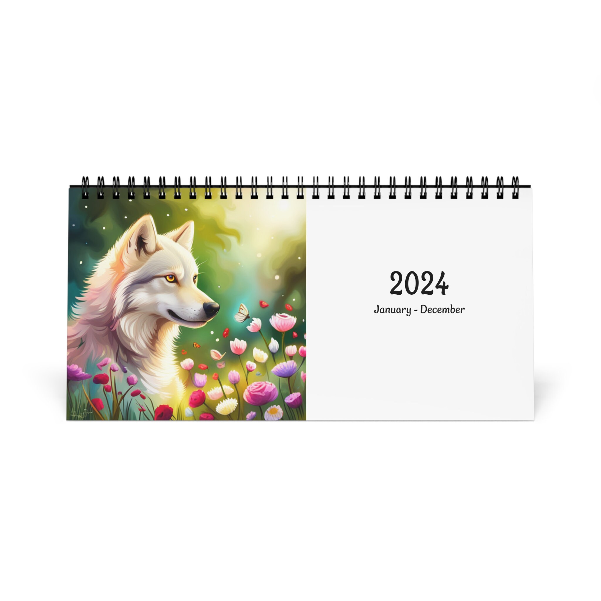 Wolf 2024 Desk Calendar sold by Faiza Rzayeva | SKU 94978452 | 30% OFF ...