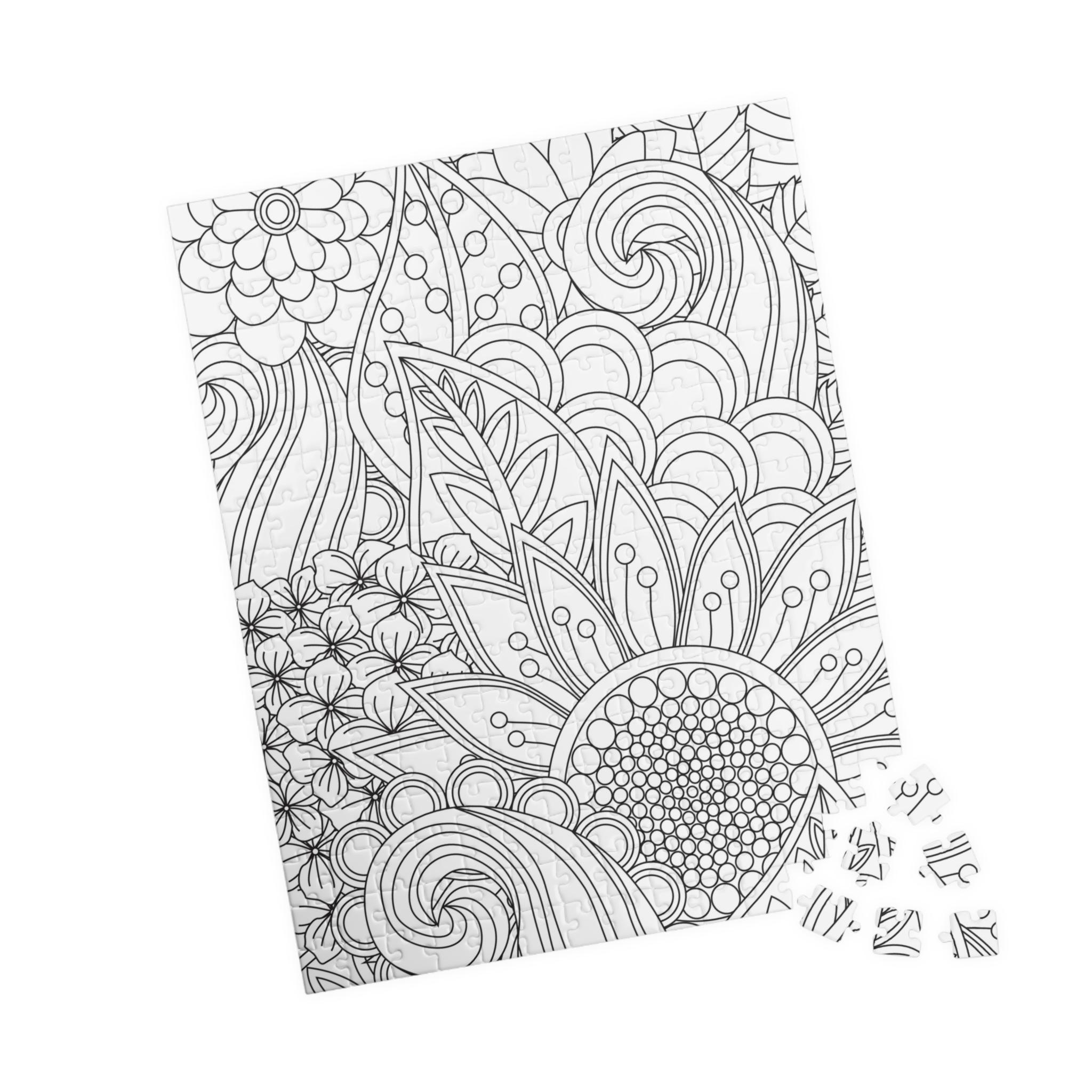 Adult Coloring Puzzle 110-1014 Piece DIY Creative Art Stress Relief ...