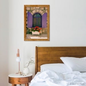 Purple Shutters in Nachlaot, Jerusalem, Israel Photography, Digital ...
