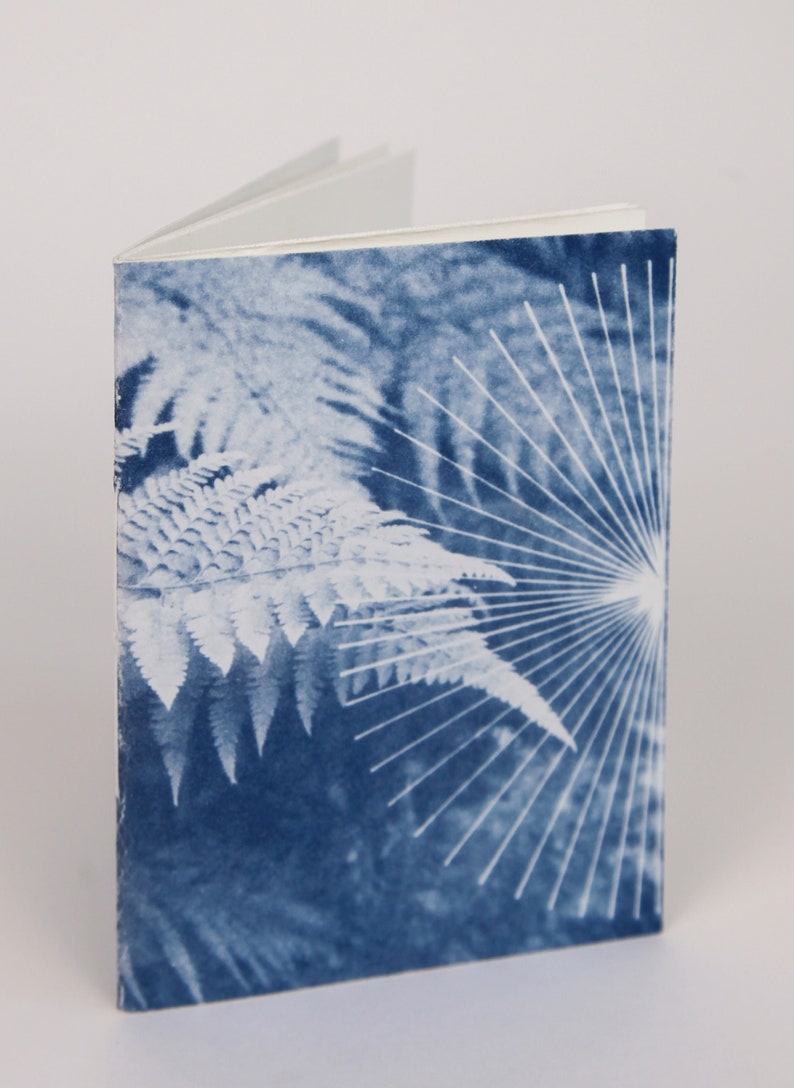 Mini Cyanotype Journal, Pocket Sized Notebook, Pamphlet Book - Etsy