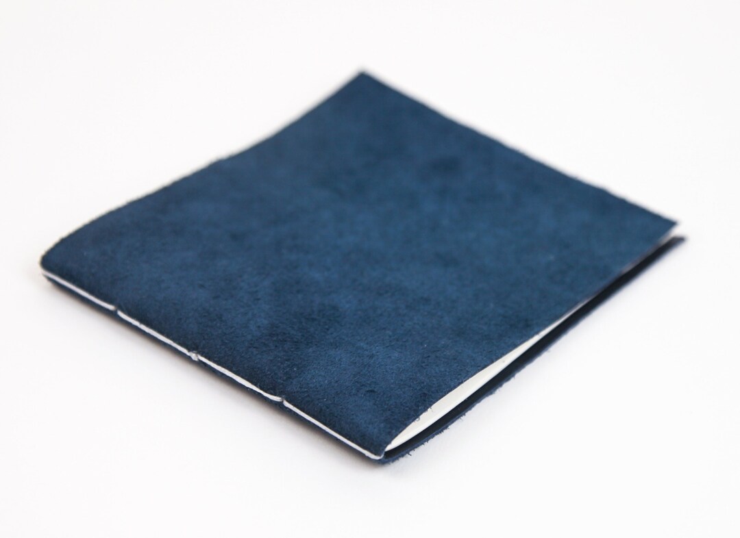 Handmade Journal, Soft Navy Blue Leather, Notebook, Art Sketchbook ...