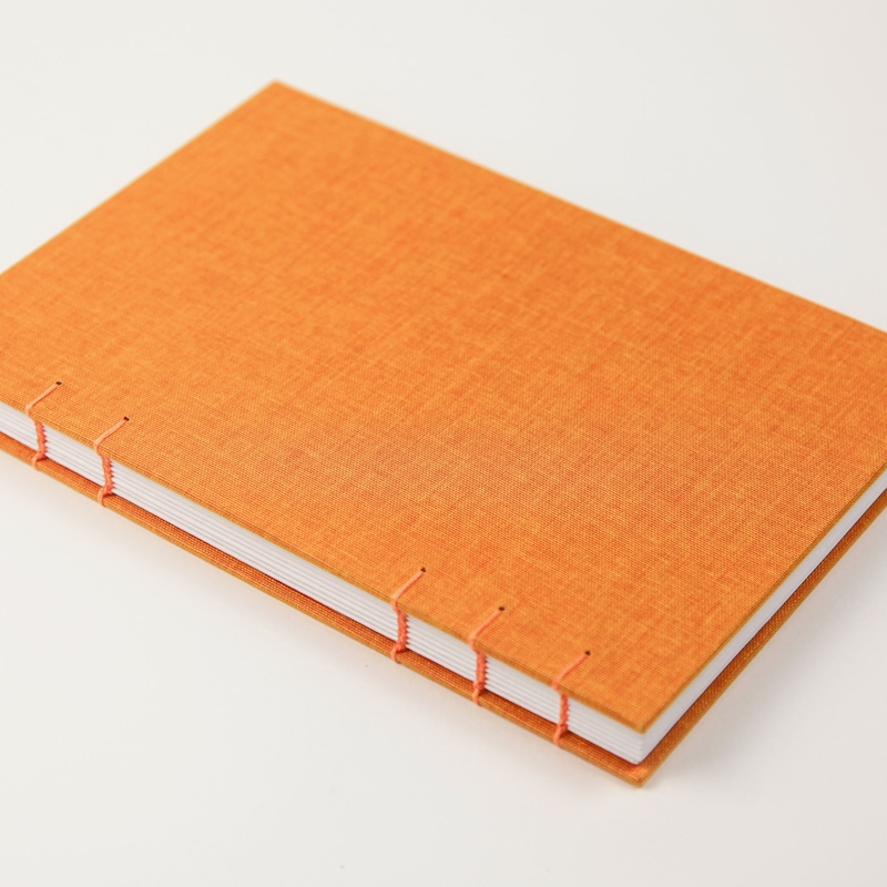 Orange Journal - Etsy