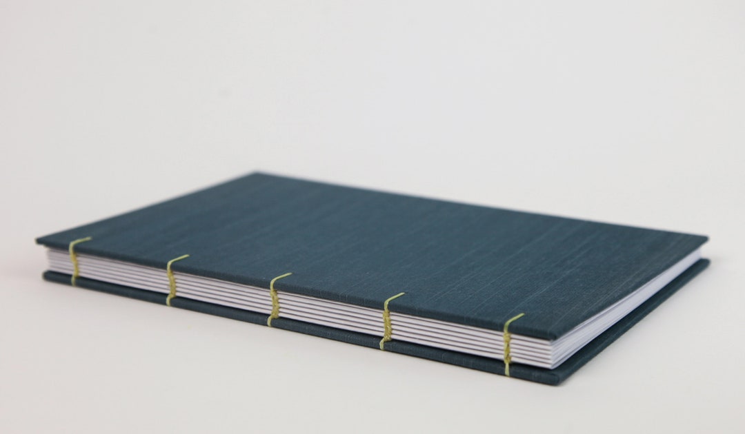 Bullet Journal, Iridescent Ocean Blue Cloth Bound Book - Etsy