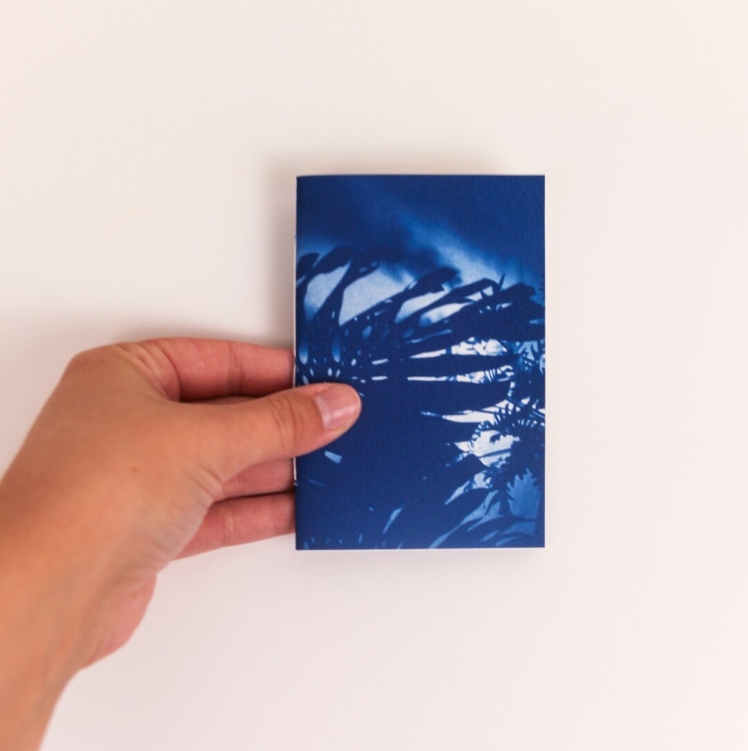 Mini Cyanotype Journal, Pocket Sized Notebook, Pamphlet Book - Etsy