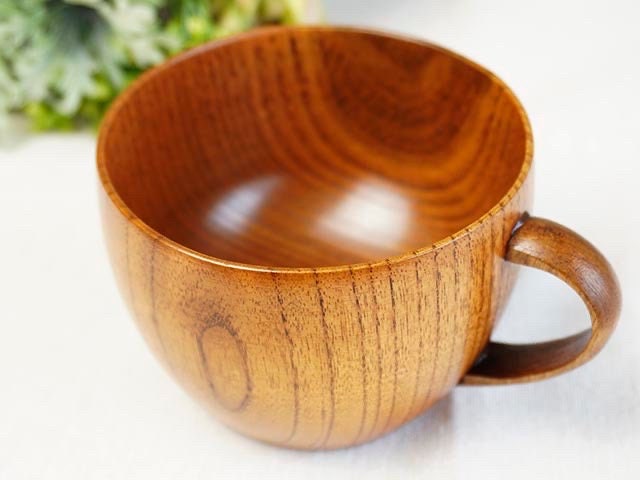 Jujube Cofeee Cup Wood Coffee Cup for Warm or Cold Liquids Japanese Cup ...