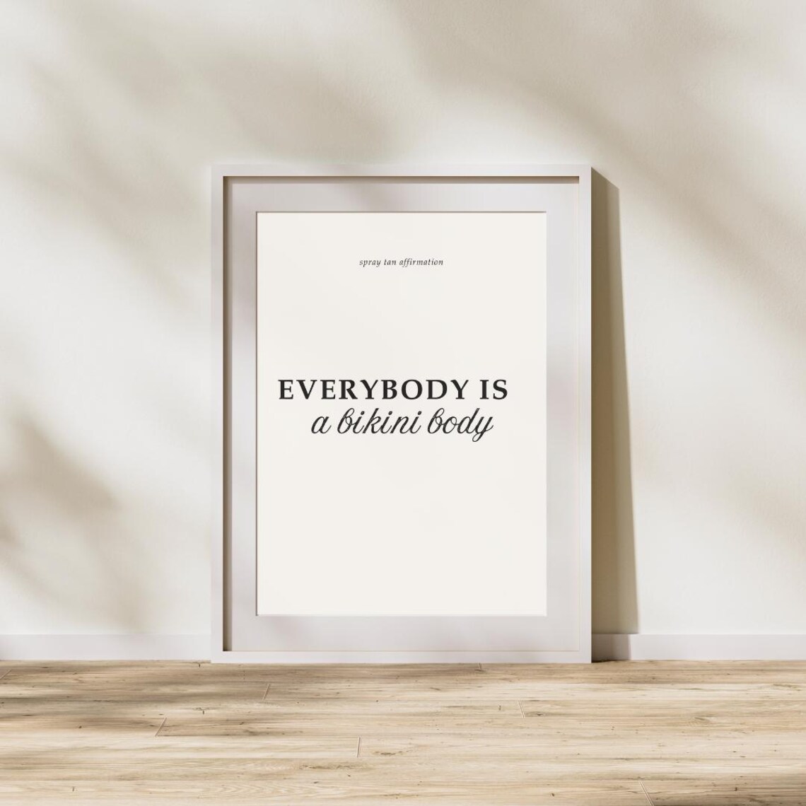 Spray Tan Affirmation Posters: Salon Decor Canva Templates (digital ...