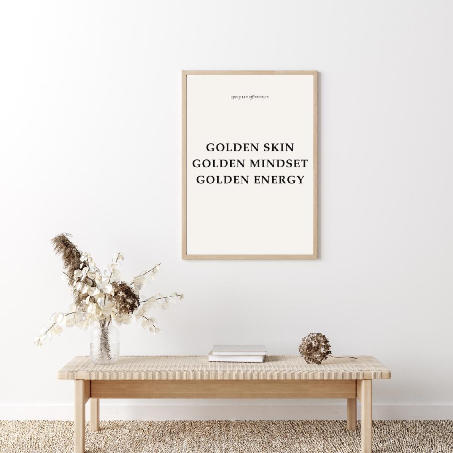 Spray Tan Affirmation Posters: Salon Decor Canva Templates (digital ...