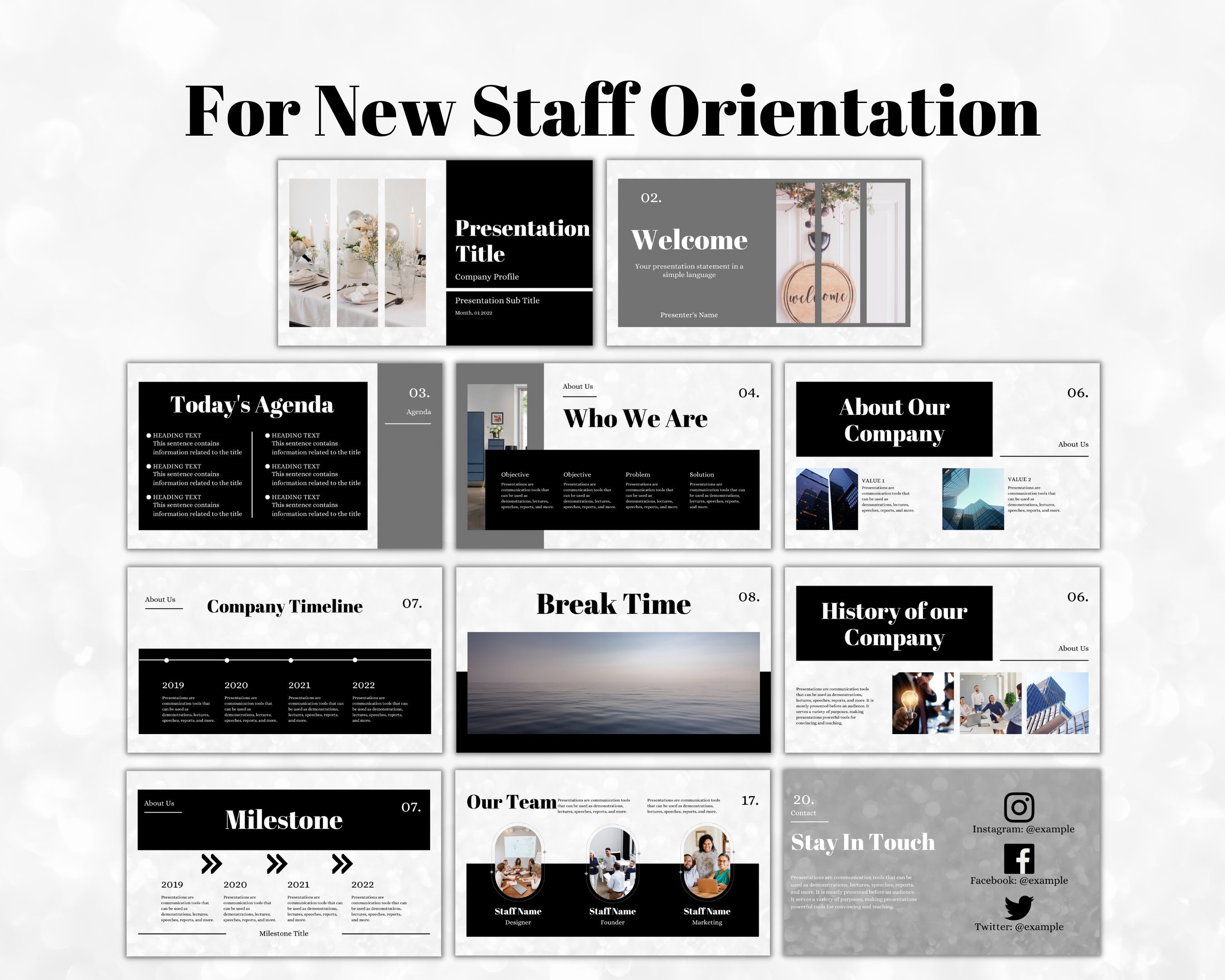 Webinar Slide Deck Template for Business Project and E Course ...
