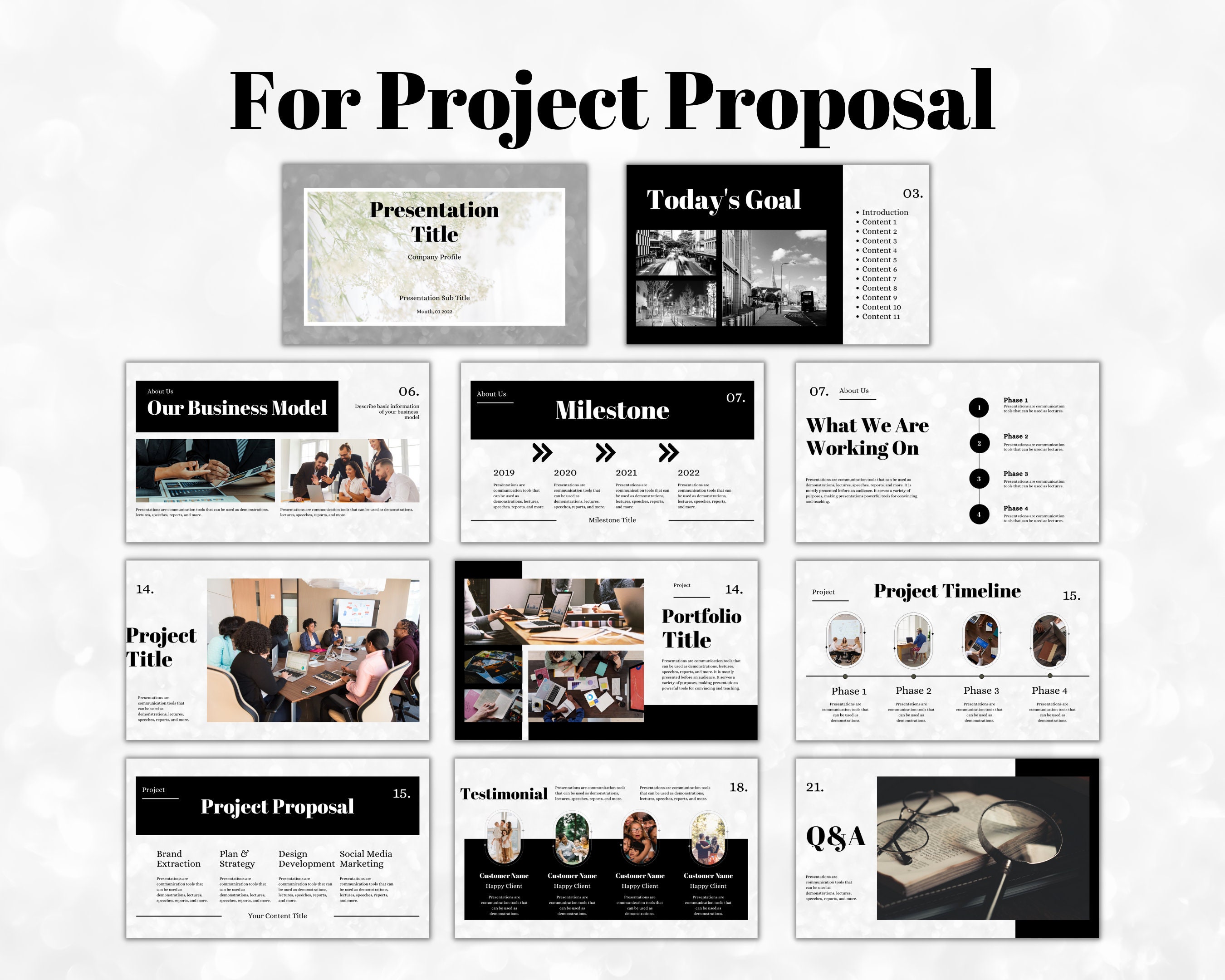 Webinar Slide Deck Template for Business Project and E Course ...
