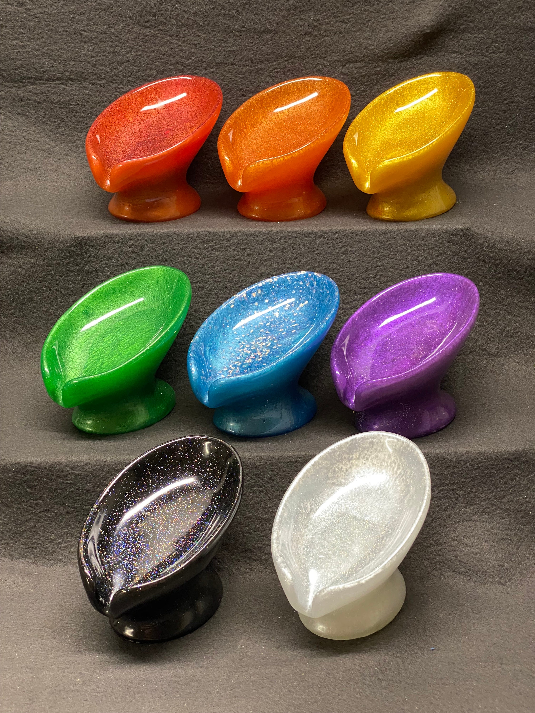 Resin Lotus Self Draining Soap Dish Self Draining Soap Holder Self ...