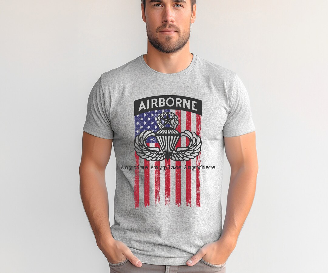 Jumpmaster Badge Airborne Tab American Flag for Veteran - Etsy