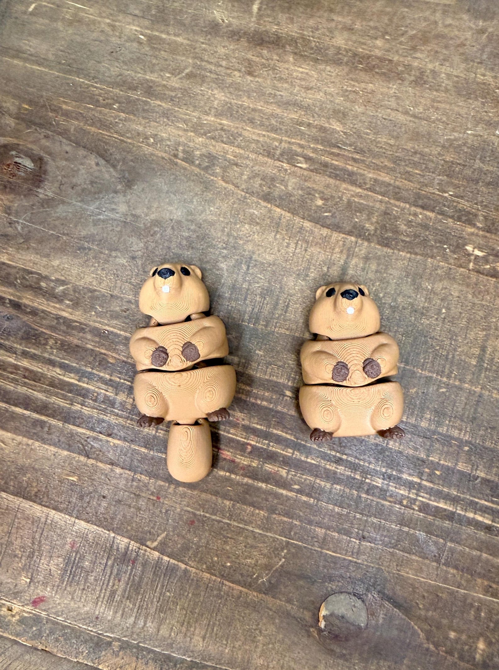 Groundhog Figurine 3D Printed | Cute Groundhog Day Decor | Standing or ...