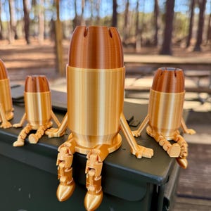 Bullet Buddy – 3D Printed Articulated Bullet Toy | Gun Lover’s Gift ...