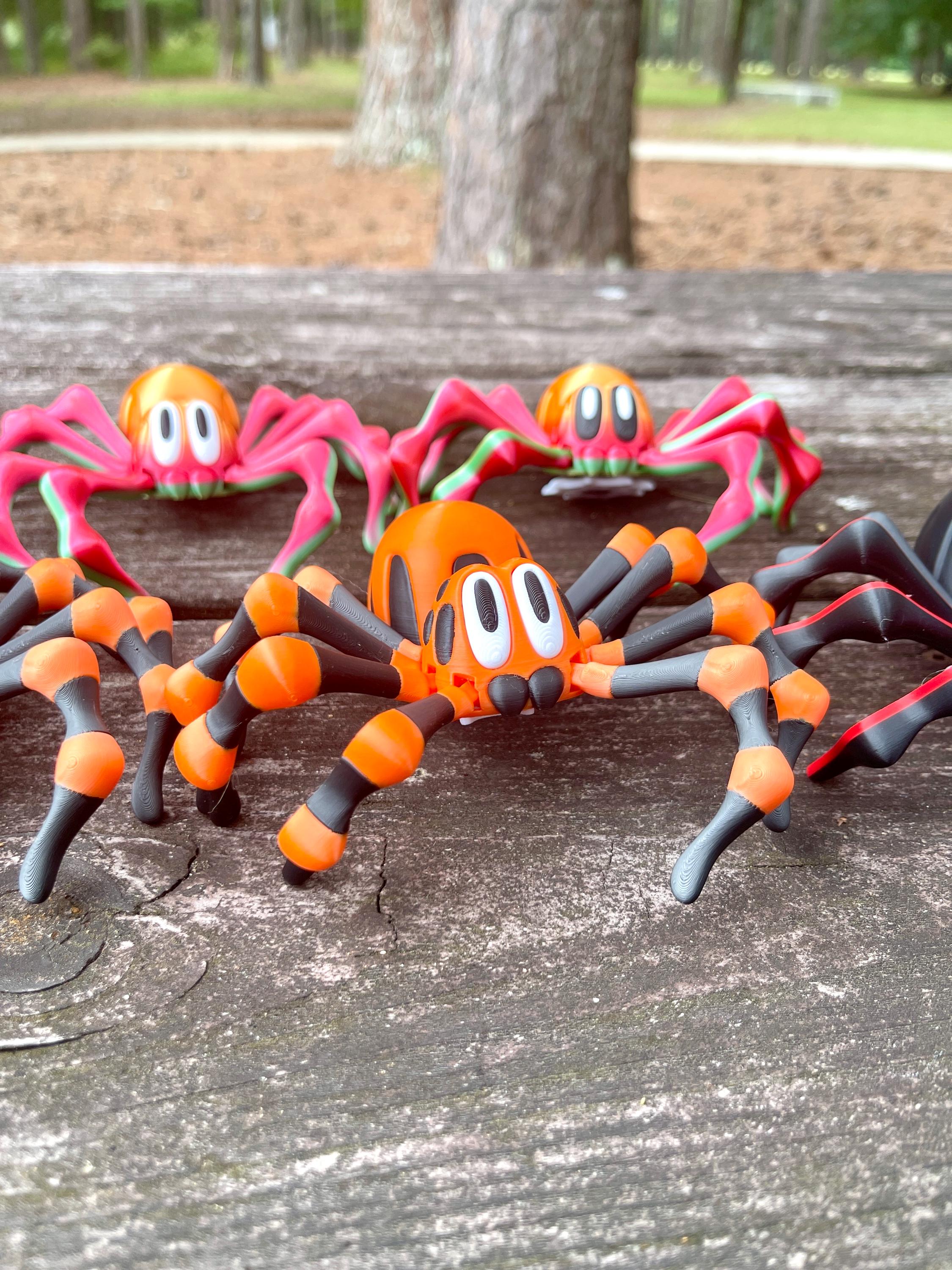 Blob Spider With Retractable Magnetic Web | 3D Printed Articulating ...