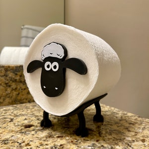 Adorable 3D Printed Sheep Toilet Paper Holder - Cute Bathroom Decor ...