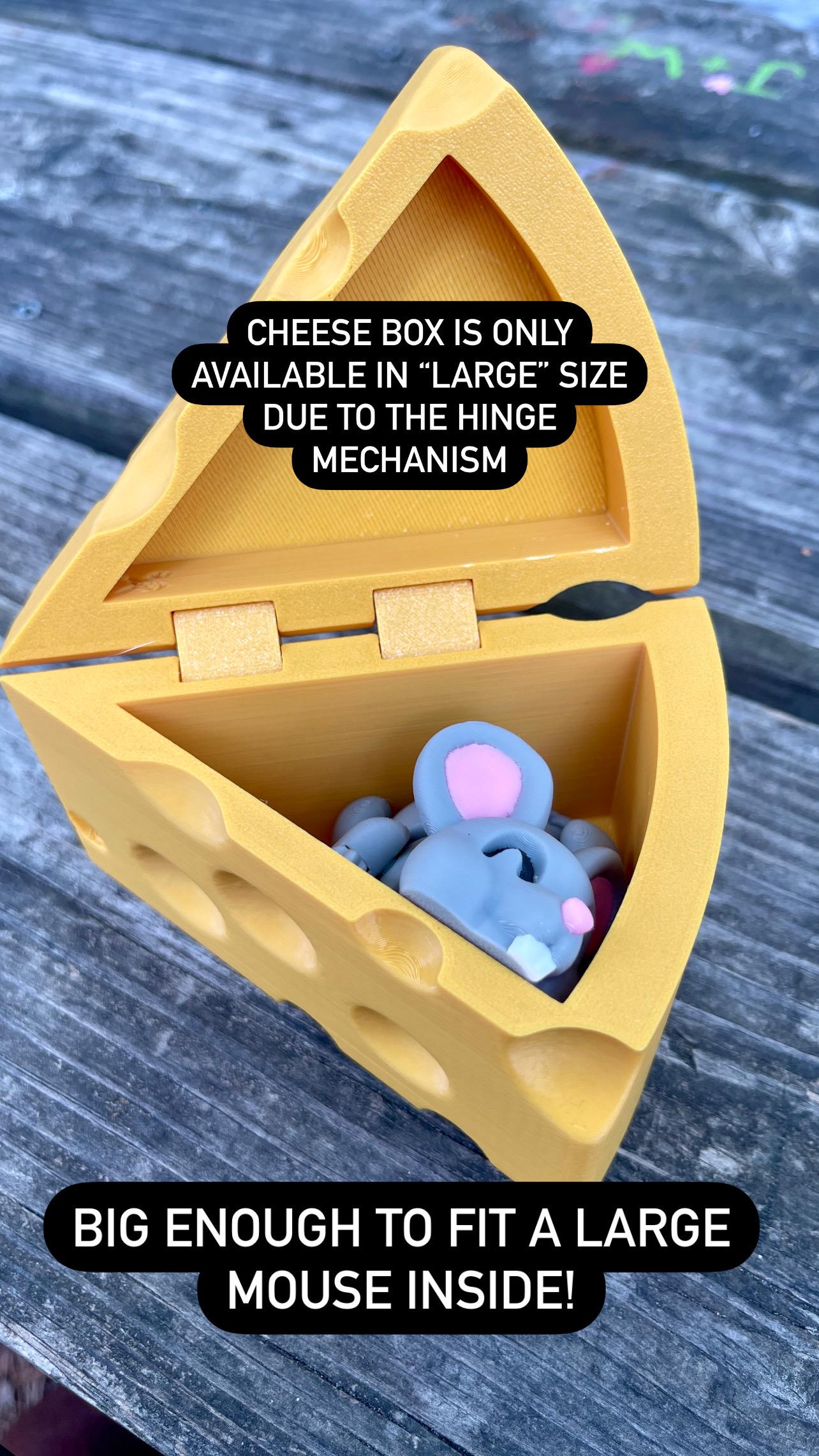 Articulated Mouse With Optional Cheese Box| 3D Printed Flexi | Fidget ...