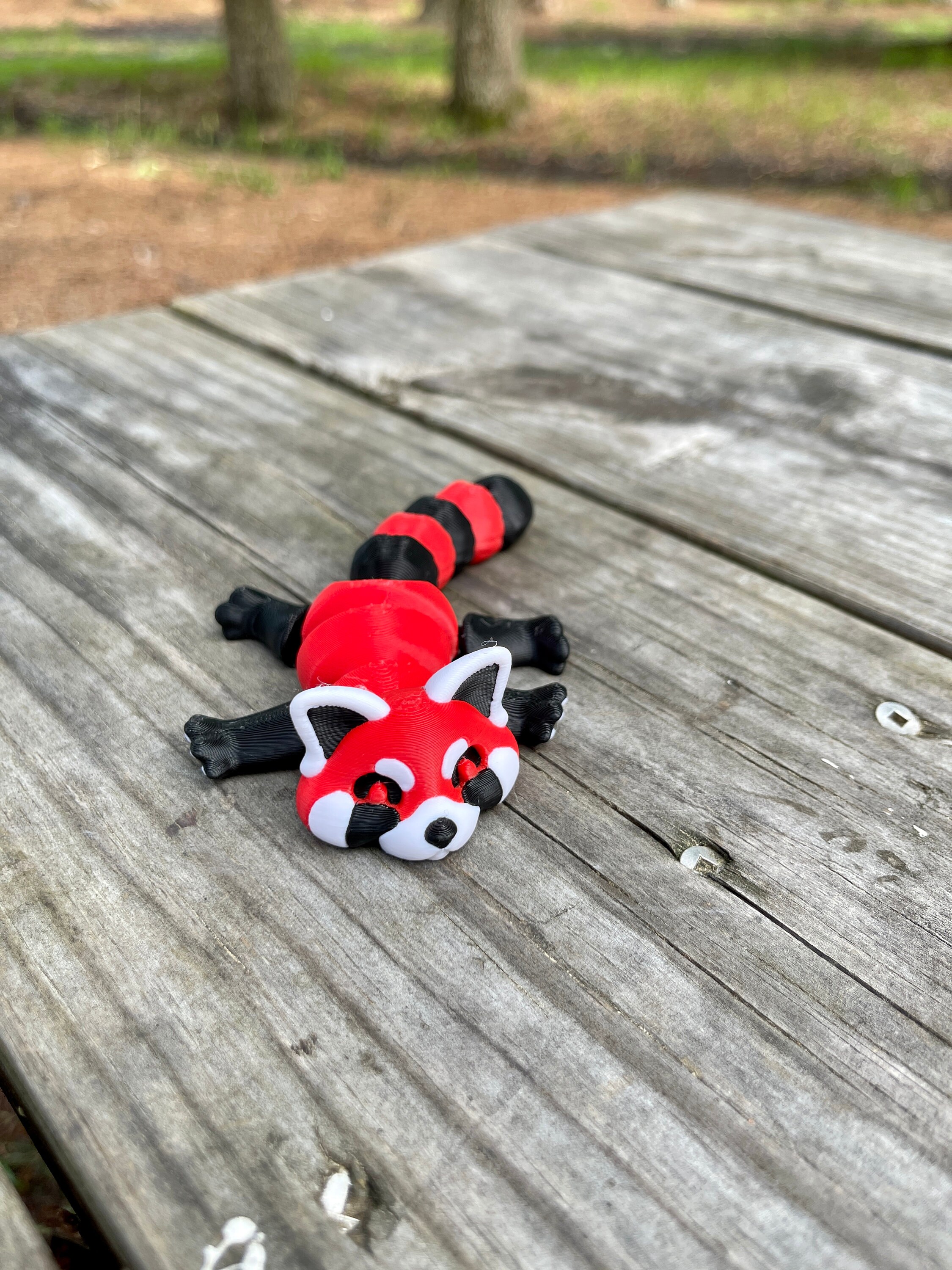 Articulated Red Panda | 3D Printed Flexi | Fidget Toy | ADHD Toy ...