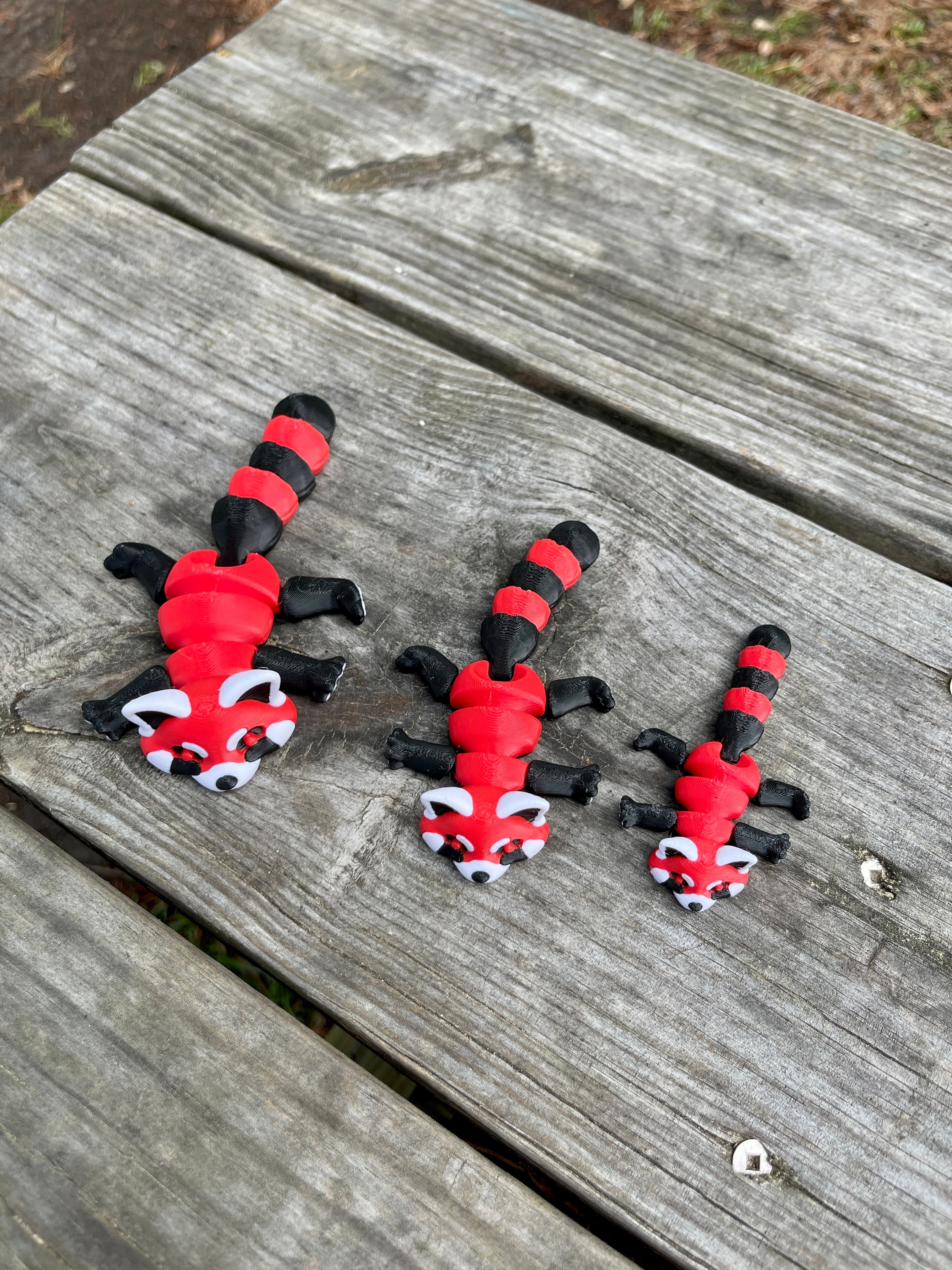 Articulated Red Panda | 3D Printed Flexi | Fidget Toy | ADHD Toy ...