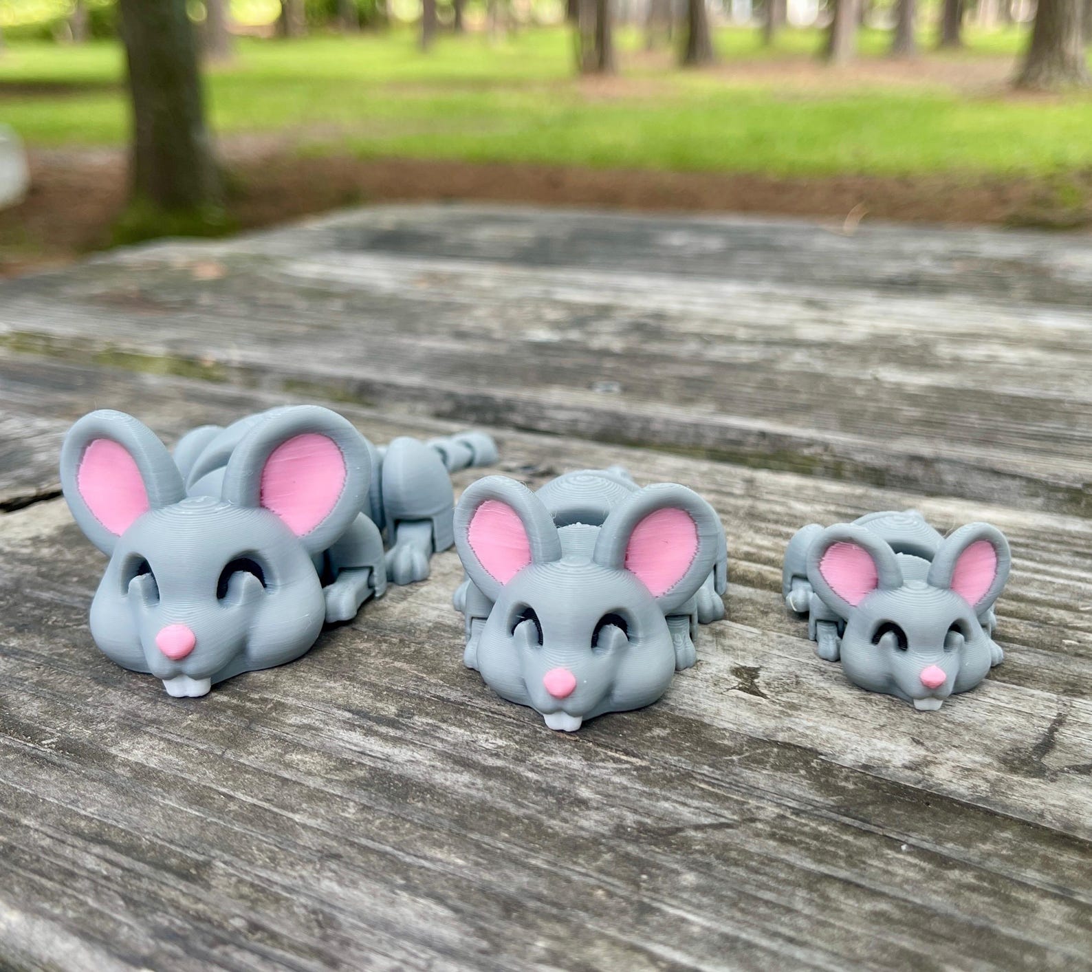 Articulated Mouse With Optional Cheese Box| 3D Printed Flexi | Fidget ...