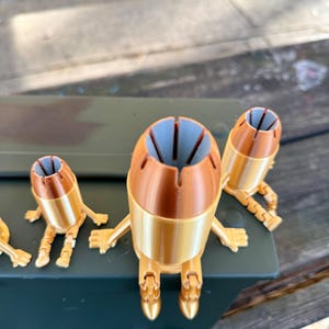 Bullet Buddy – 3D Printed Articulated Bullet Toy | Gun Lover’s Gift ...