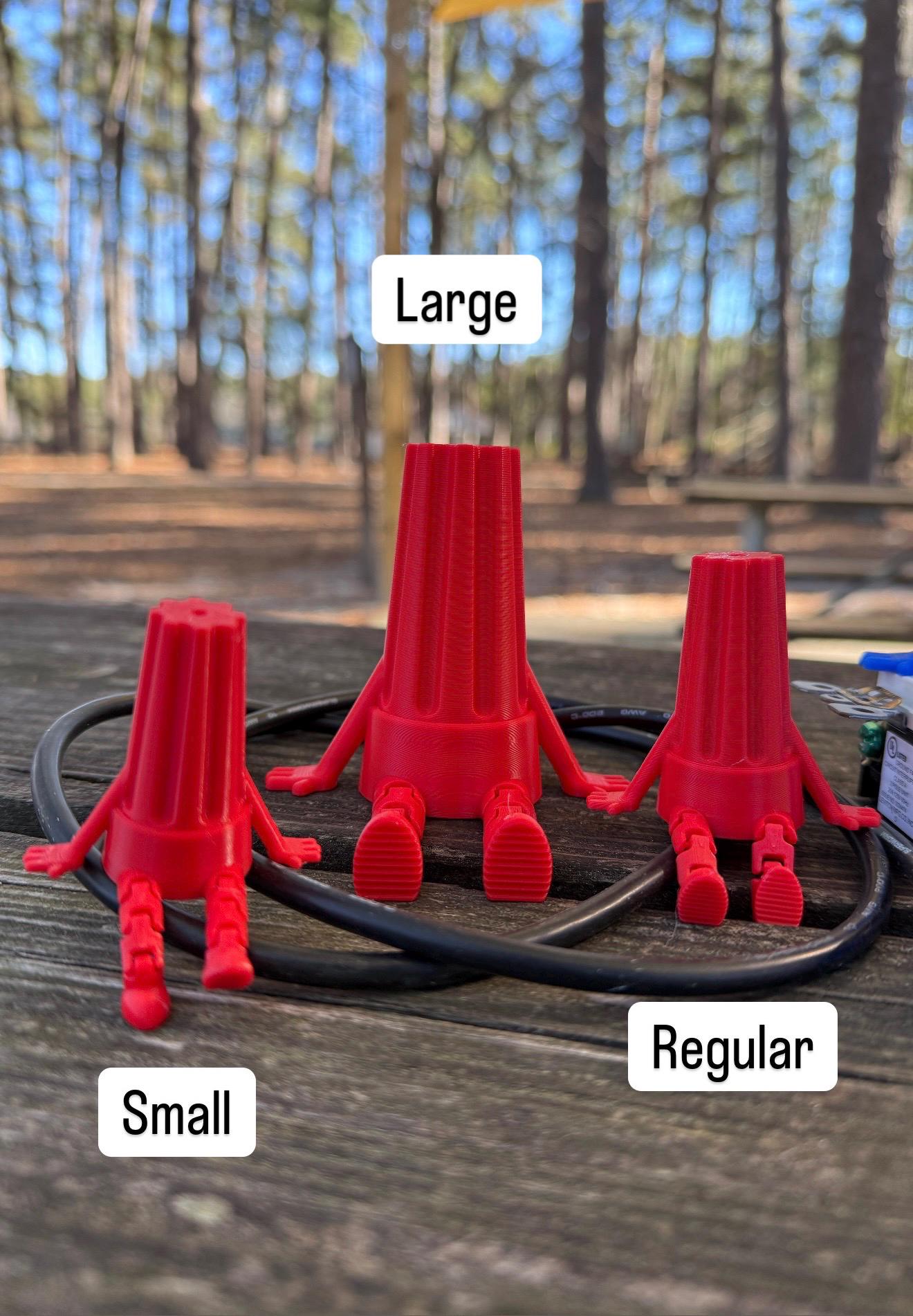 Wire Nut Buddy Figurine 3D Printed Articulating – Funny Garage, Shop ...