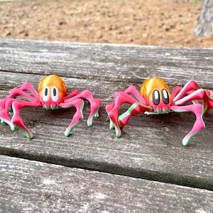 Blob Spider With Retractable Magnetic Web | 3D Printed Articulating ...