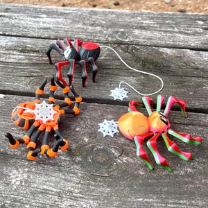 Blob Spider With Retractable Magnetic Web | 3D Printed Articulating ...